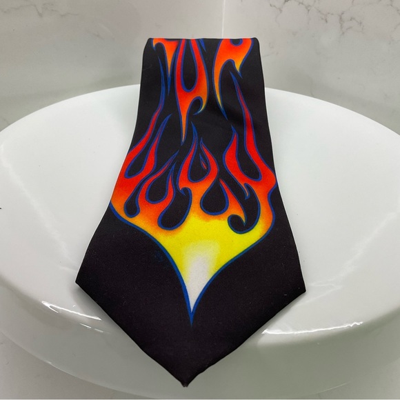 Ralph Marlin | Accessories | Vintage Flames By Butch Black Ralph Marlin ...